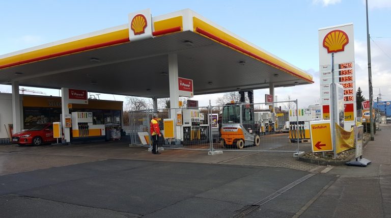 Neue Zapfsäulen für die Shell-Tankstelle | Sossenheimer Wochenblatt